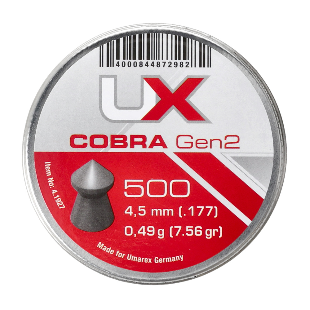 Śrut diabolo UX Cobra gen 2. 4,5 mm 500 szt. - sklep SpecMilitaria.pl