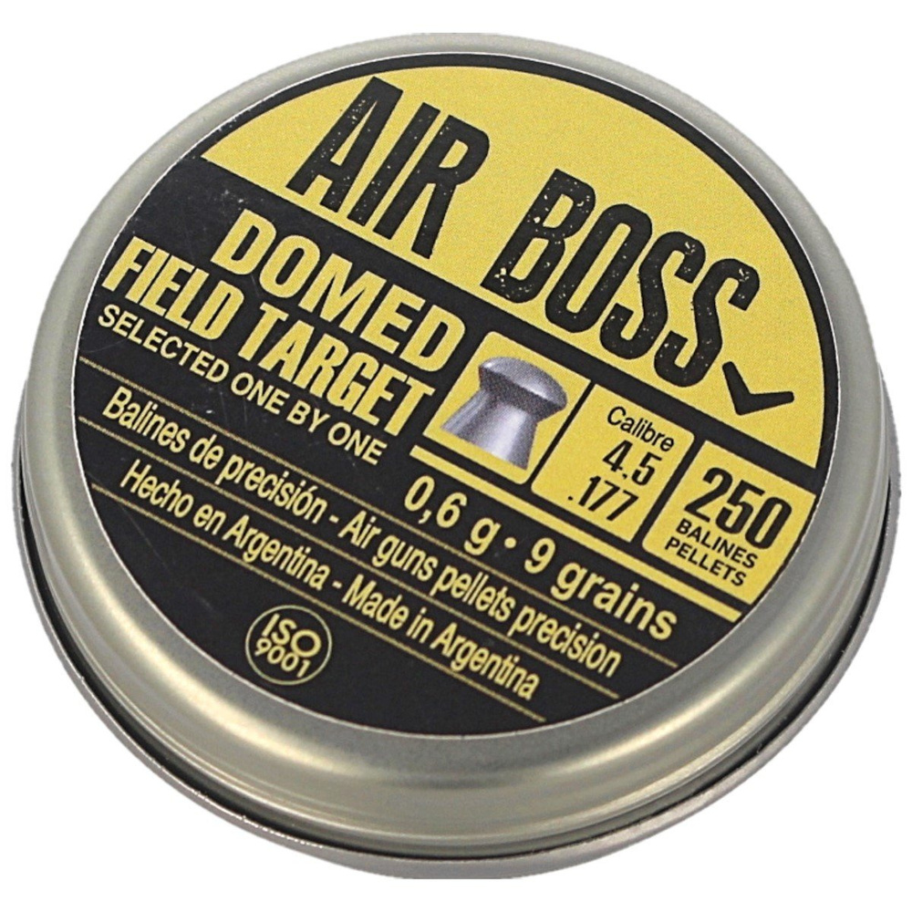 Apolo - Śrut Air Boss Domed Field Target 4.5 mm, 250 szt. 0.60g/9.0gr ...